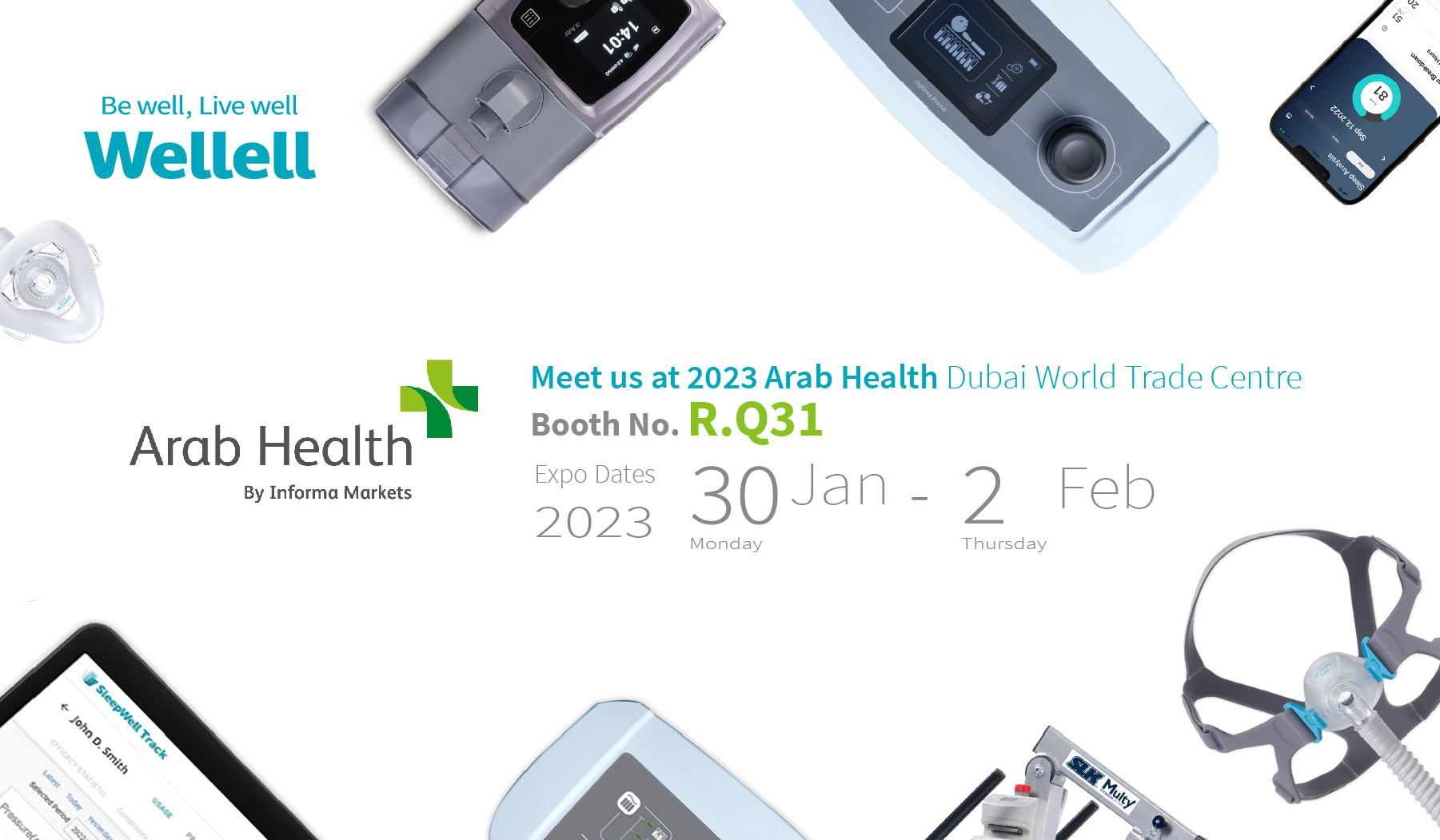 Wellell @ 2023 Arab Health